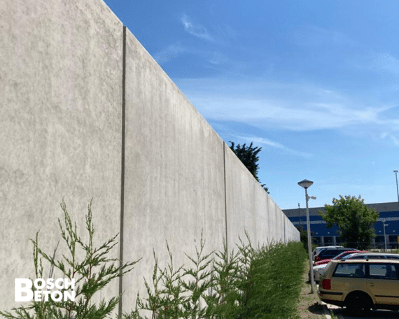 Bosch Beton - Séparation multifonctionnelle du terrain pour l'agence d ...