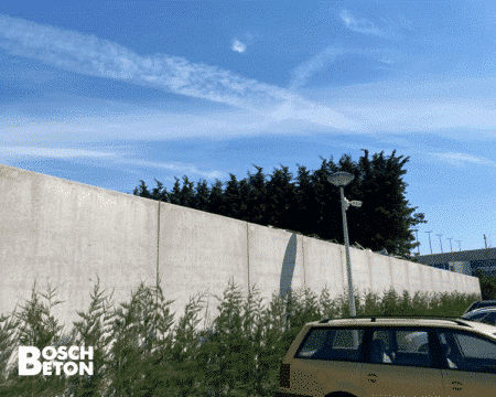 Bosch Beton - Séparation multifonctionnelle du terrain pour l'agence d ...