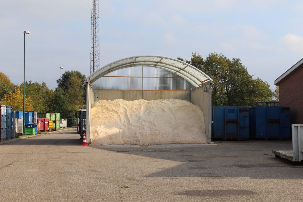 Bosch Beton - Retaining walls form the basis for a salt depot in Beilen